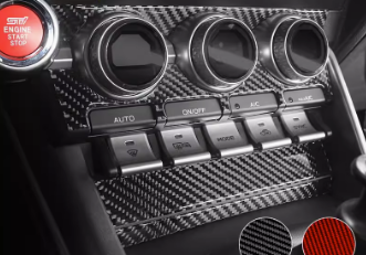 Air Con Panel Film (Carbon Fibre) - Toyota GR86/Subaru BRZ ZD8 ...