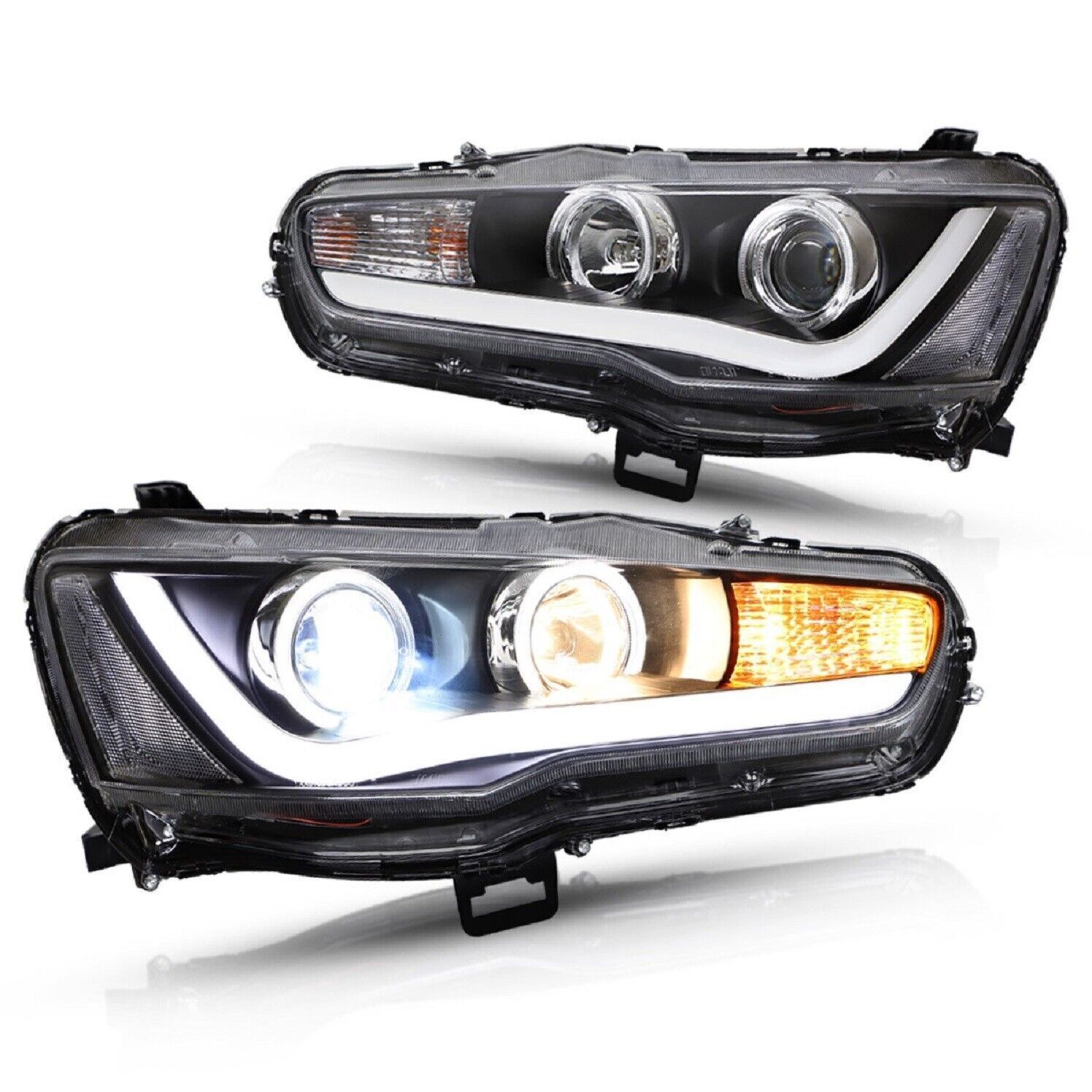 VLAND LED DRL Headlights - Mitsubishi Lancer/Evolution X – AeroSpeed ...