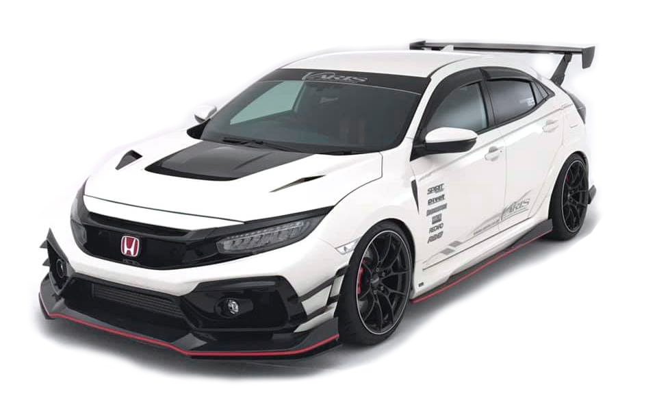 Varis Arising-II Style Front Bumper - Honda Civic Type-R FK8 ...