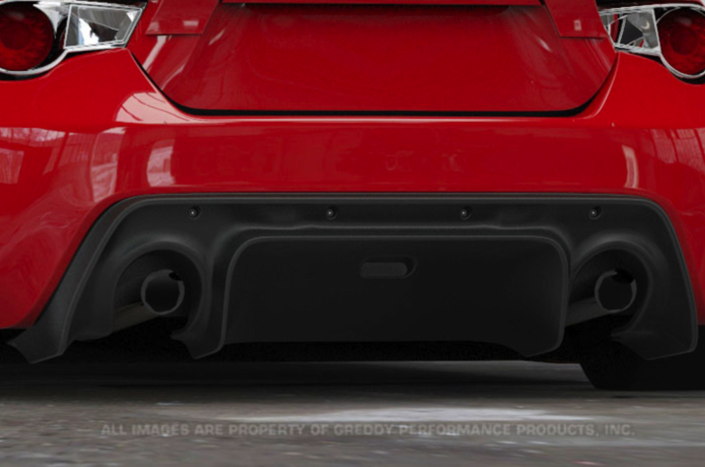 Rocket Bunny V2 Style Rear Diffuser - Toyota 86 ZN6/Subaru BRZ ZC6 ...